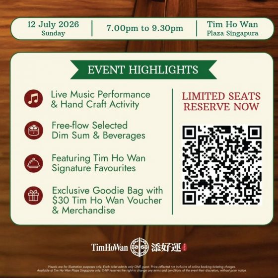 12 July 2026: Tim Ho Wan Plaza Singapura Farewell Promotion – Enjoy S ...