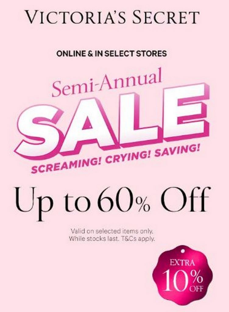 19 June 2026 onwards: Victoria's Secret Semi Annual Sale Promotion ...