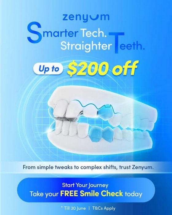 Now till 30 June 2026: Zenyum Singapore, Smart Clear Aligner Promotion ...