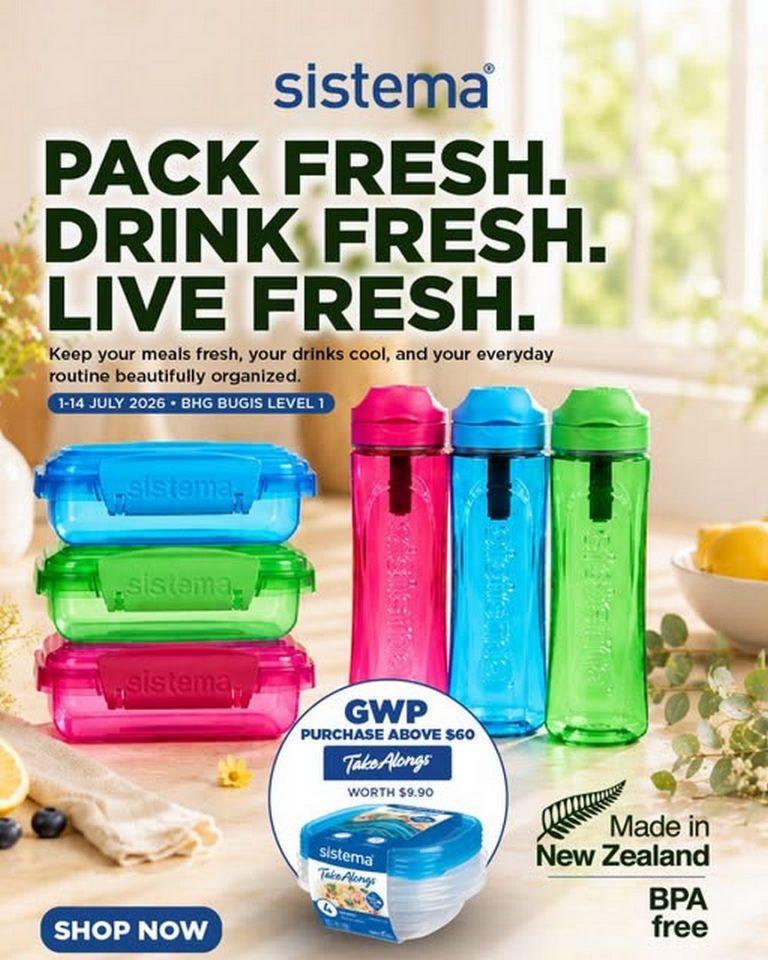 1–14 July 2026: BHG Singapore, Sistema Pop-Up at BHG Bugis Junction ...