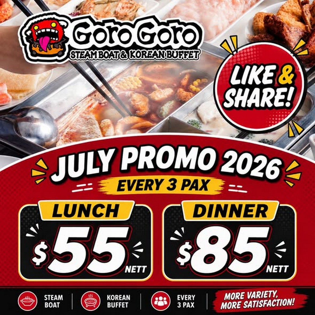 1 July 2026 onwards: GoroGoro Steamboat & Korean Buffet: Extended ...